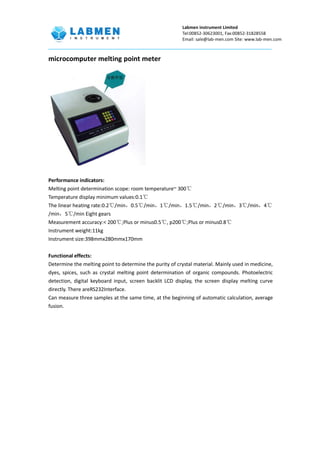 Melting point | PDF