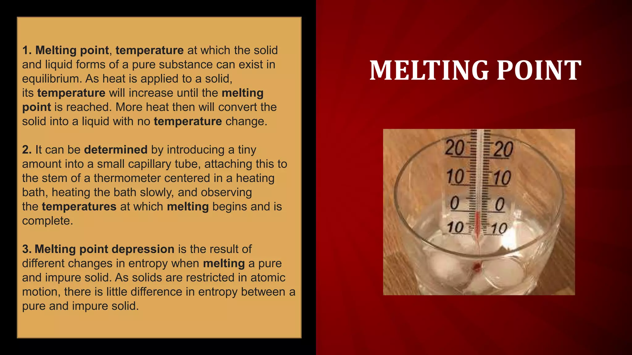 Melting point vs Boiling Point | PPTX | Chemistry | Science
