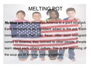Melting pot imatge | ODP