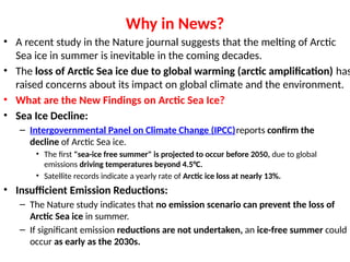melting snow,What is Arctic Amplification | PPTX