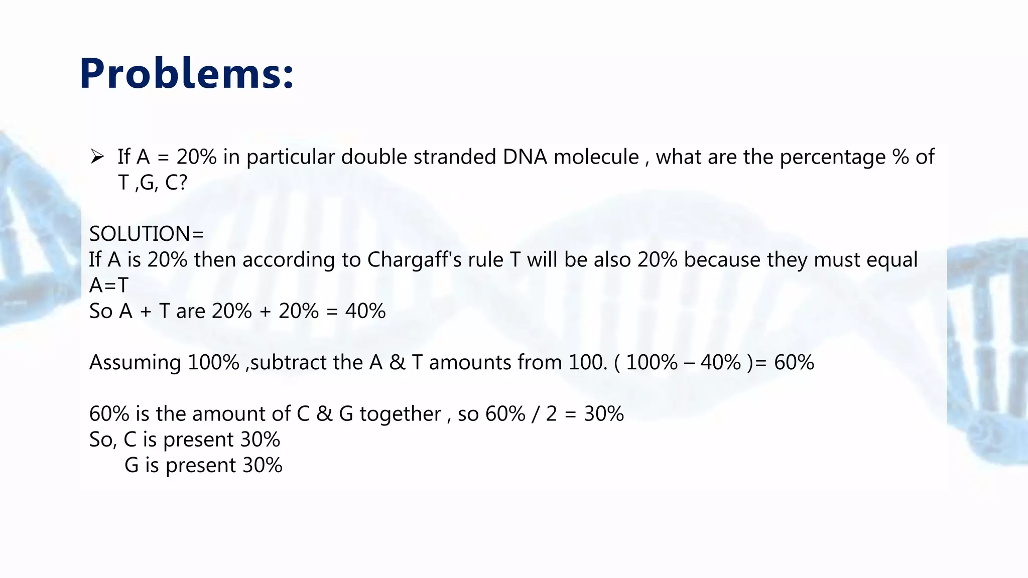 Tm of DNA - melting temperature of DNA | PPTX