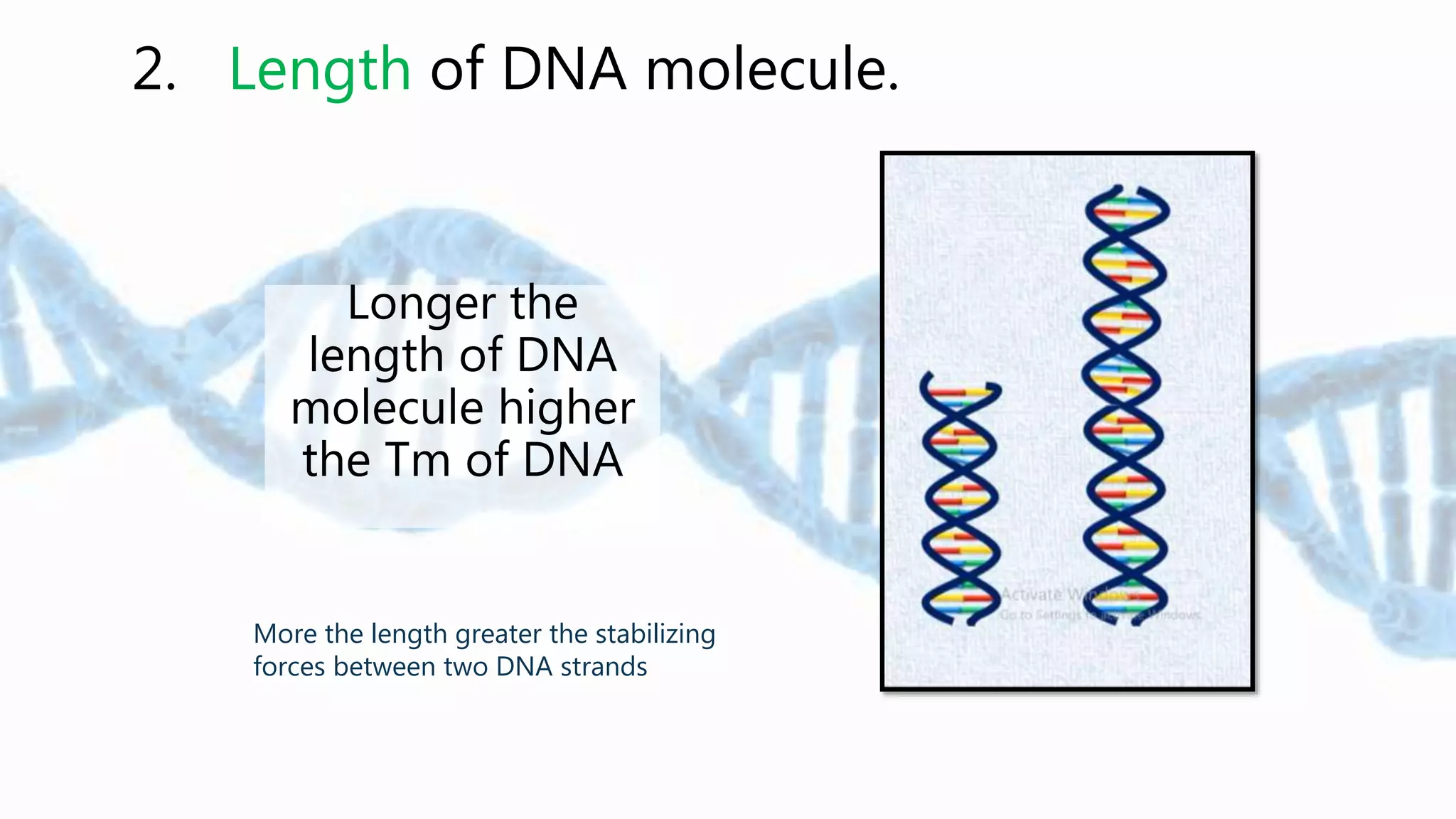 Tm of DNA - melting temperature of DNA | PPTX