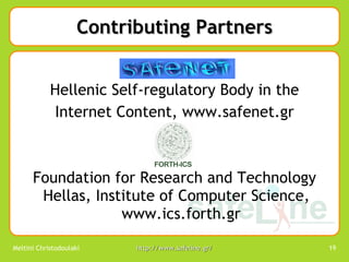 SafeLine: towards a safer Internet | PPT