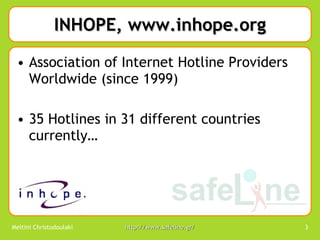 SafeLine: towards a safer Internet | PPT