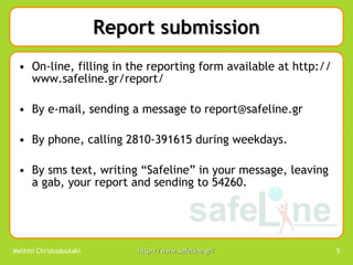 SafeLine: towards a safer Internet | PPT