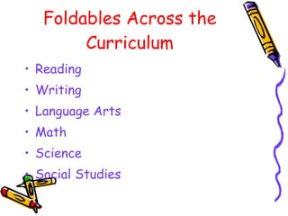 Foldables: A Tool for Success | PPT