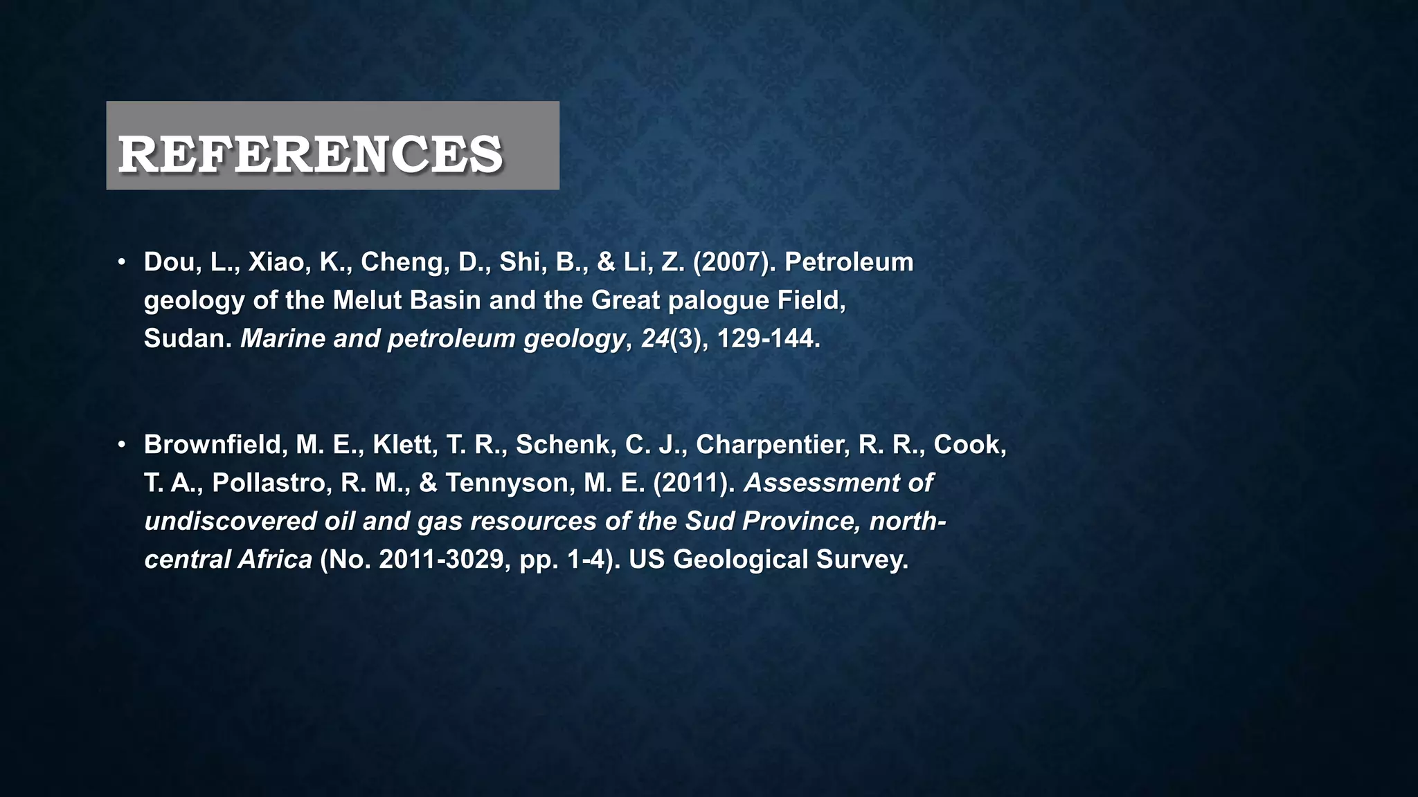 Melut basin Petroleum System | PPTX