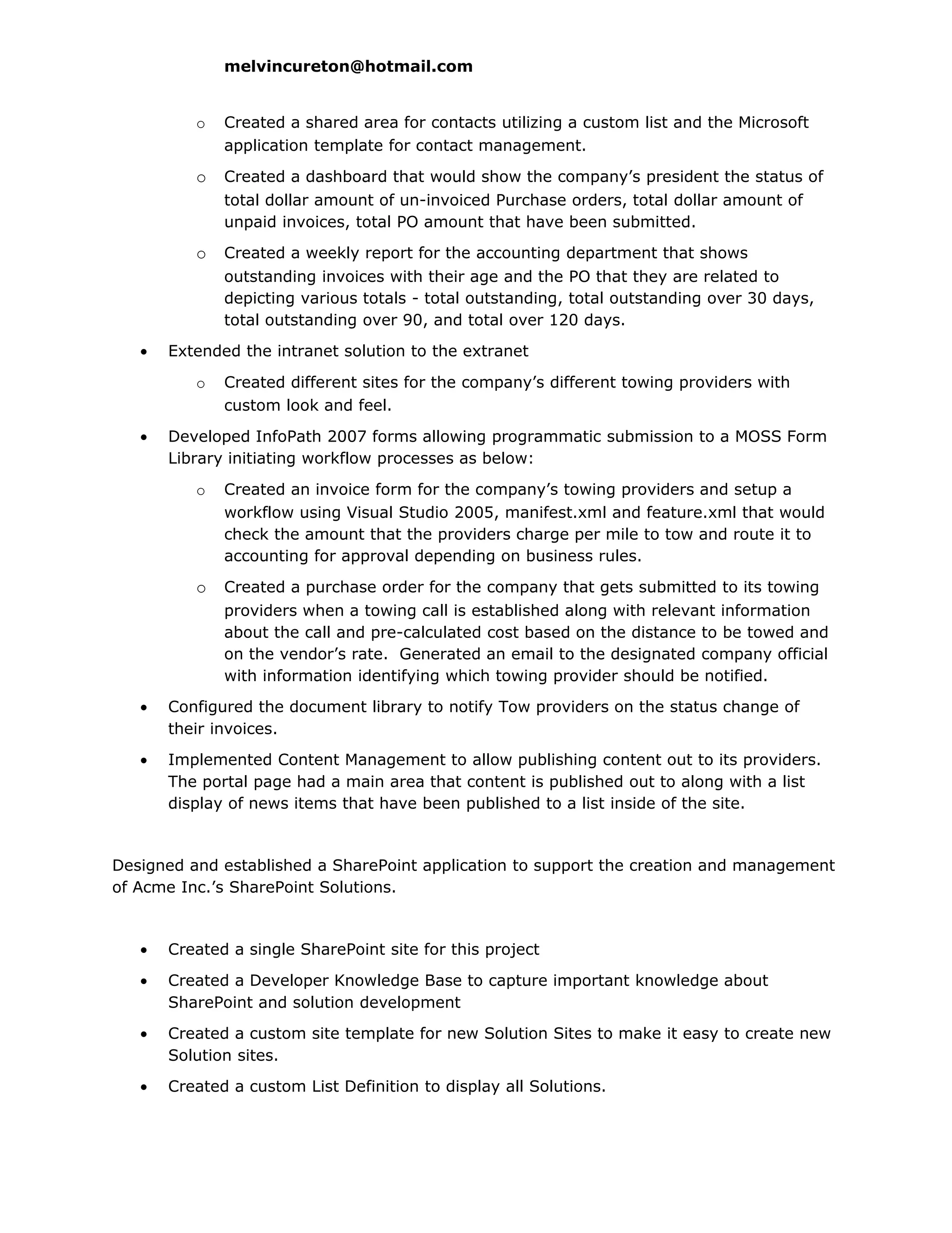 Melvin Cureton Resume | DOC