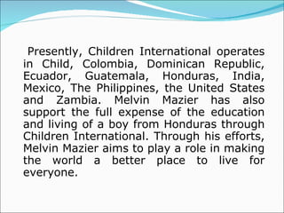 Melvin Mazier | PPT