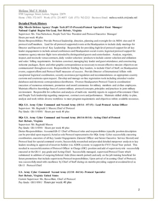 Ms. Mel Welch Resume | PDF