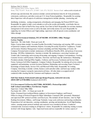 Ms. Mel Welch Resume | PDF