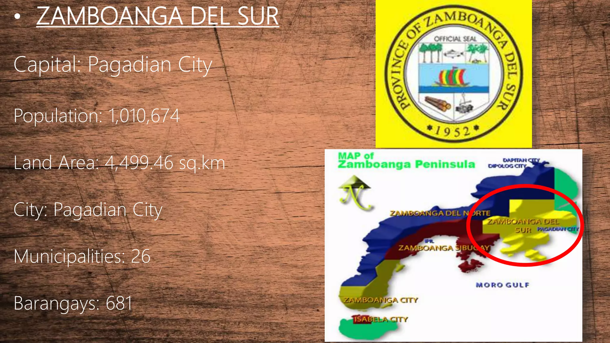 REGION 9: ZAMBOANGA PENINSULA | PPTX | Food & Drink