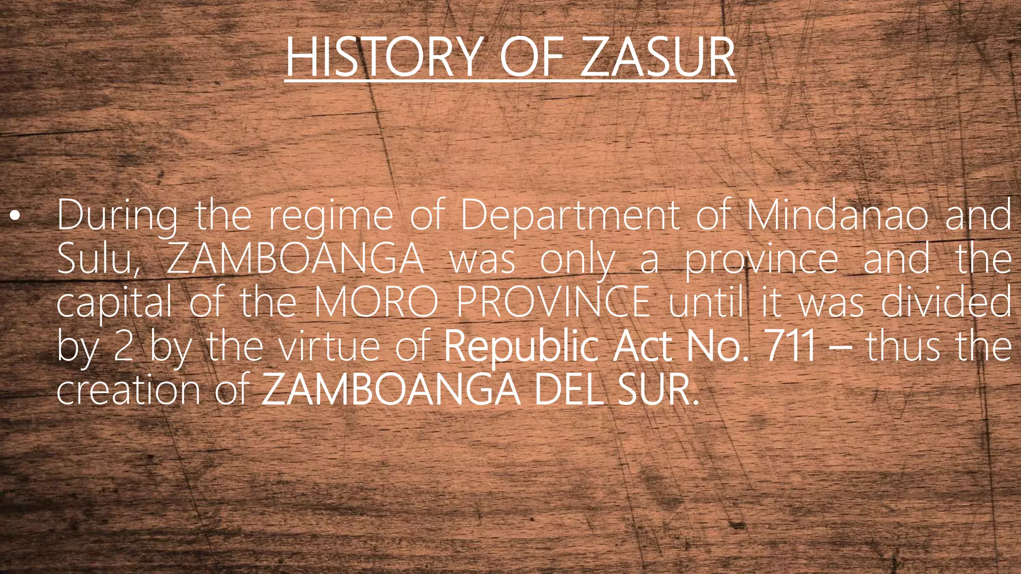 REGION 9: ZAMBOANGA PENINSULA | PPTX | Food & Drink