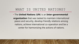 United Nations | PPTX