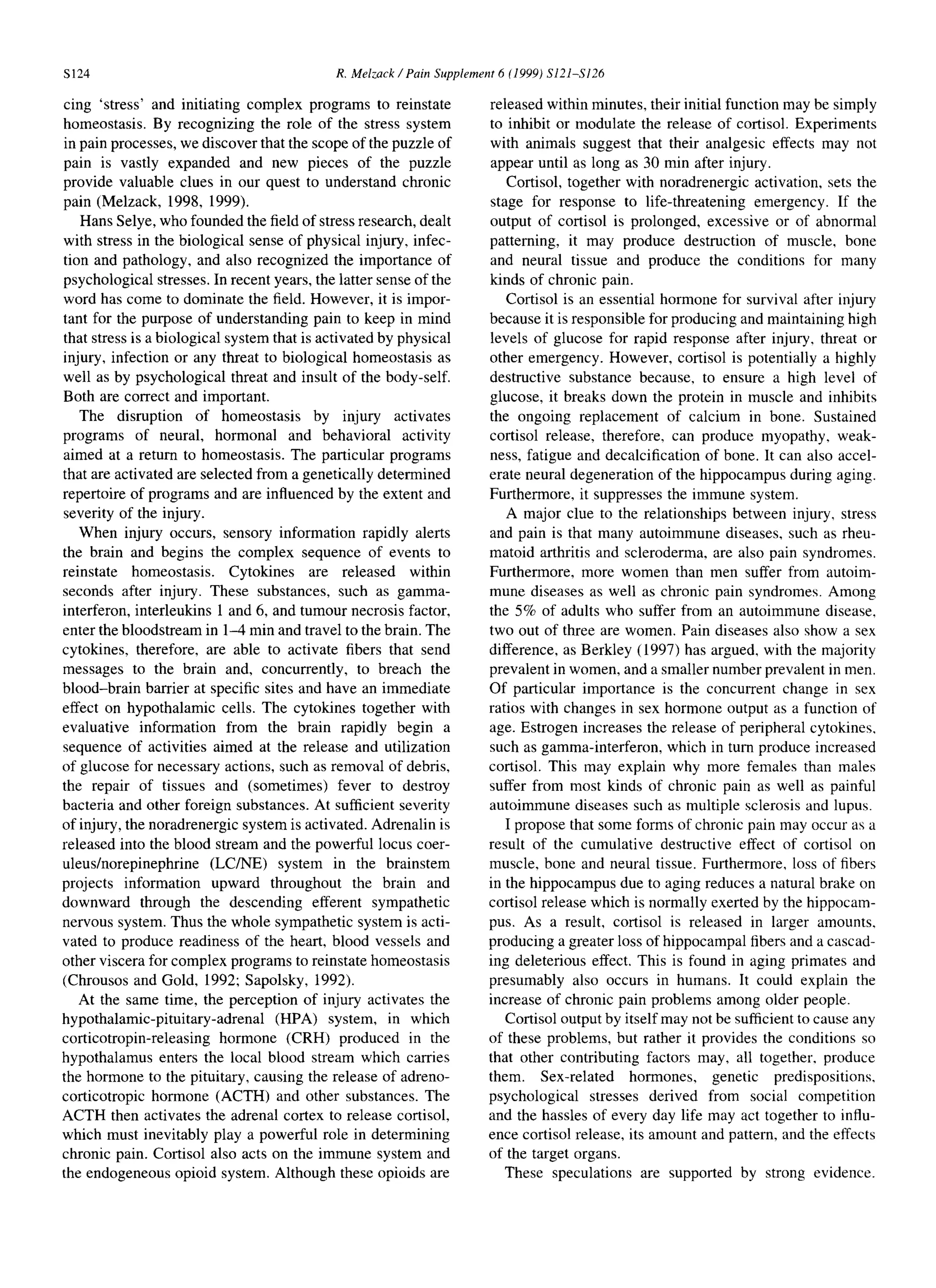 Melzak_1999 - From the gate to the neuromatrix .pdf