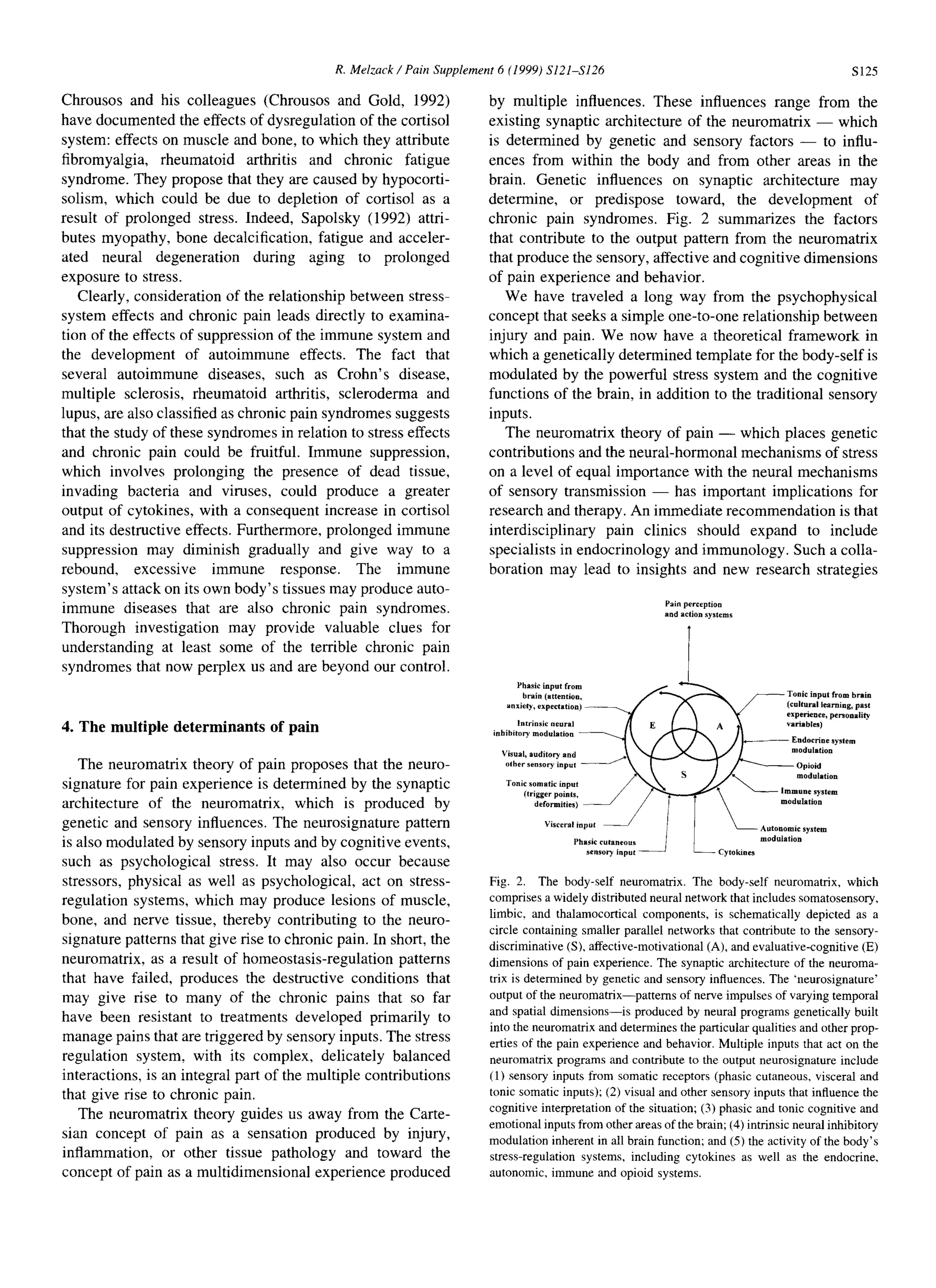 Melzak_1999 - From the gate to the neuromatrix .pdf