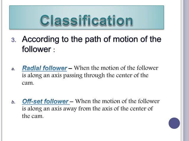 Classification of Followers | PPTX | Physics | Science