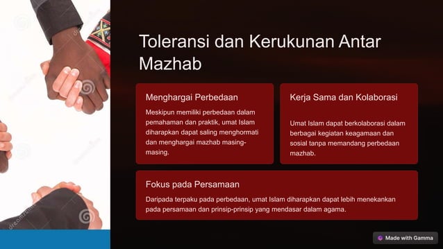 Memahami Mazhab dalam Islam agar tidak salah kaprah | PPT
