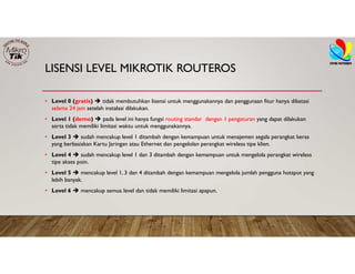 Memahami arti kode seri mikrotik | PDF