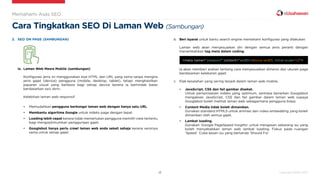 Memahami asas search engine optimization (seo) | PPT