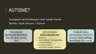 Memahami autisme | PPTX