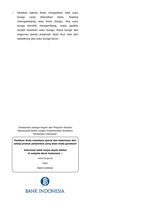 Memahami bunga kredit | PDF