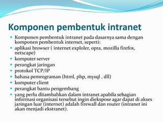 Memahami dasar dasar sistem jaringan di internet | PPTX