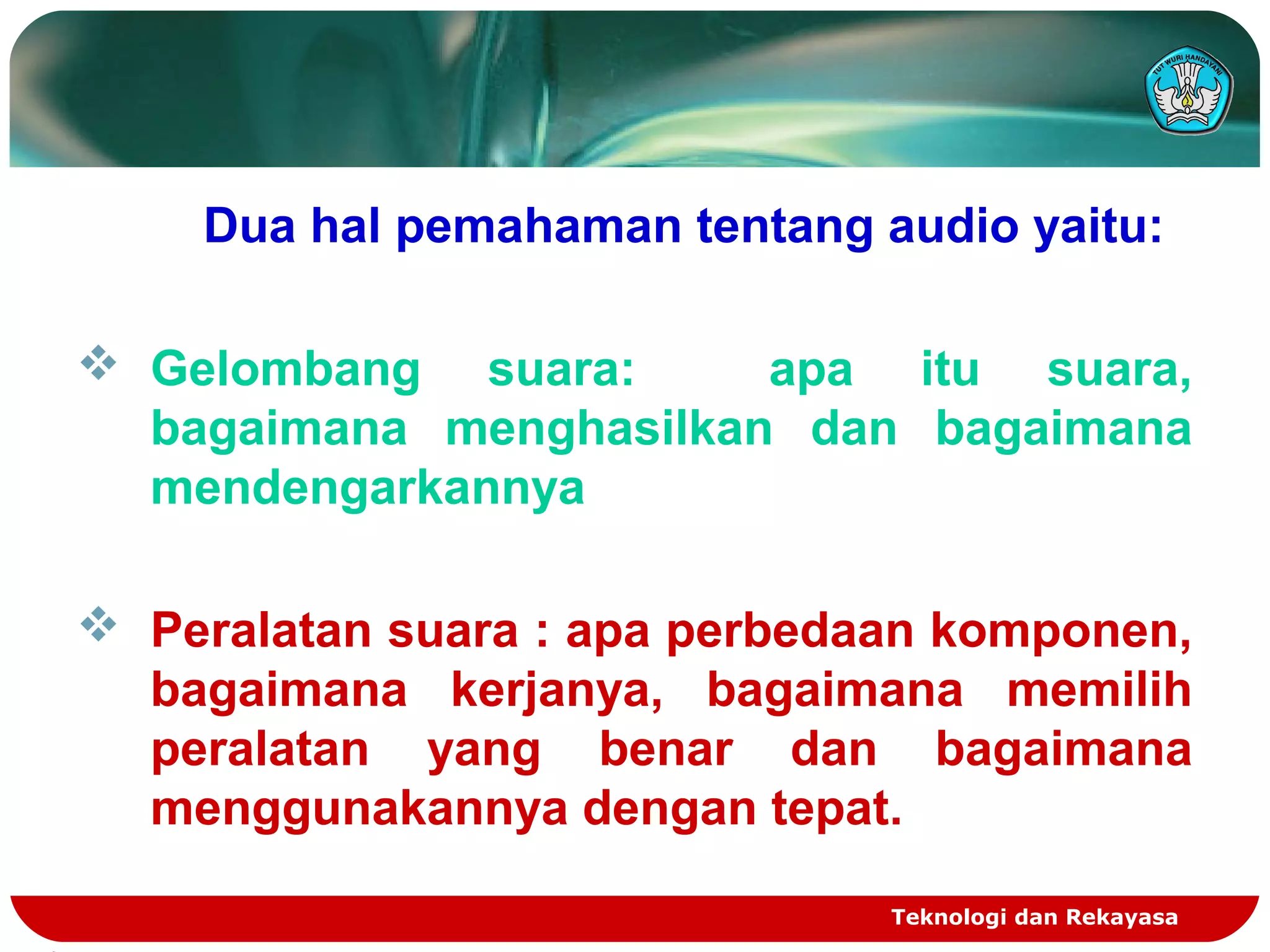 Memahami elemen gelombang jenis jenis dan interaksi gelombang | PPT