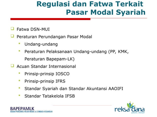 Memahami Reksa Dana Syariah dan financial Islamic Planning | PPT