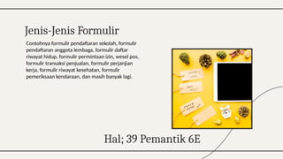 Memahami formulir pengertian manfaat dan jenis-jenisnya.pptx