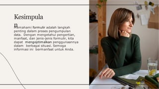 Memahami formulir pengertian manfaat dan jenis-jenisnya.pptx