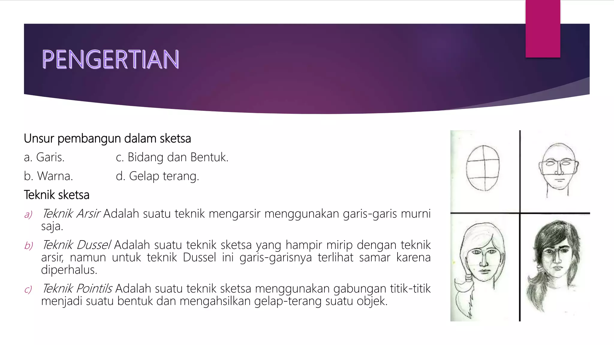 Memahami gambar sketsa | PPSX