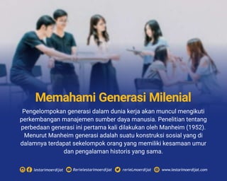 Memahami Generasi Milenial | PDF