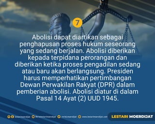 Memahami Grasi, Amnesti, Abolisi, dan Rehabilitasi | PDF