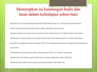 Memahami hadis tentang iman dan ibadah 1 | PPTX
