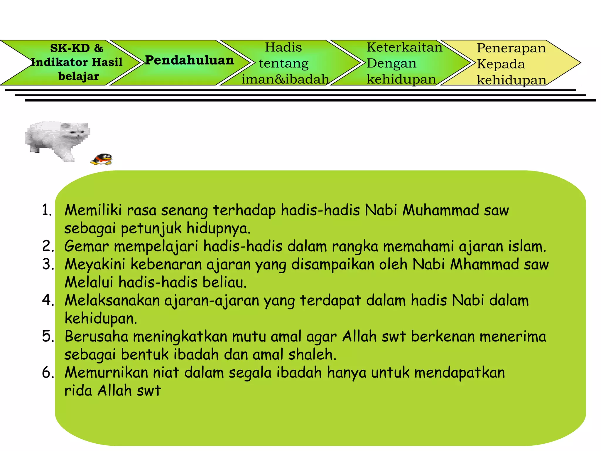 Memahami hadis tentang iman dan ibadah | PPT