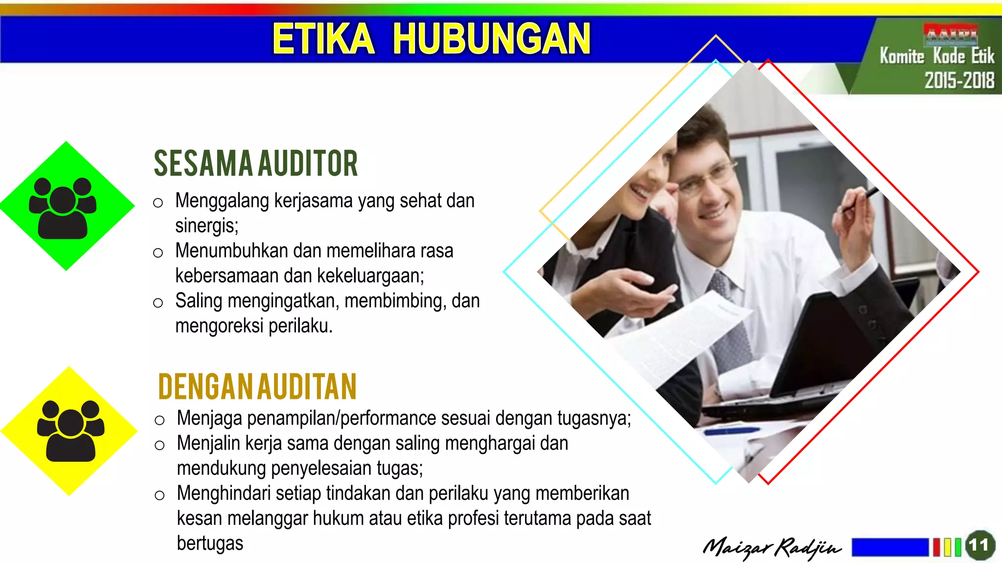 Memahami implementasi kode etik auditor intern pemerintah aaipi-apip | PDF