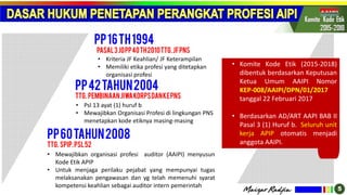 Memahami implementasi kode etik auditor intern pemerintah aaipi-apip | PDF