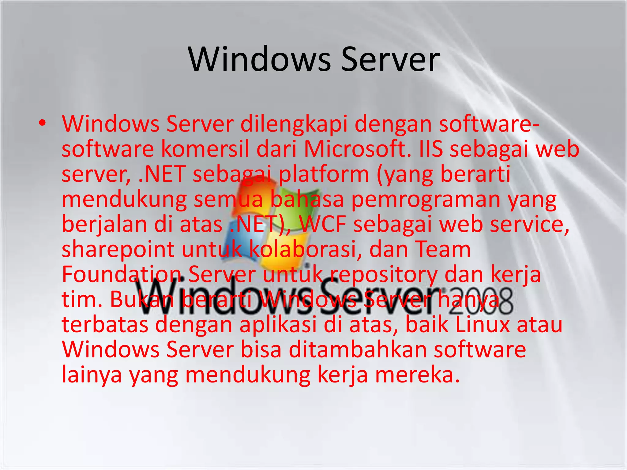 Memahami instalasi sistem operasi server | PPTX