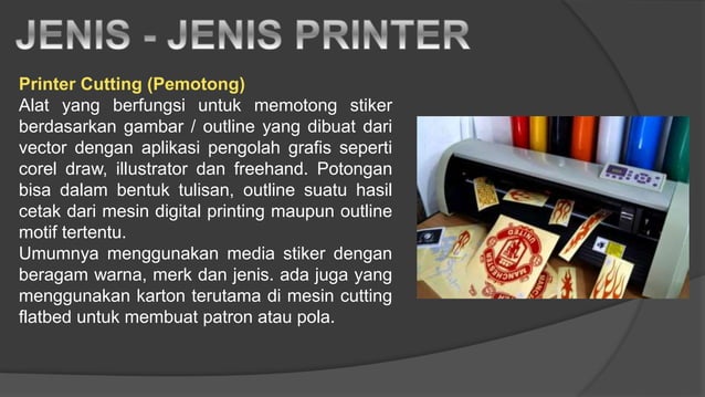 Desain Grafis Percetakan Memahami karakteristik printer | PPT
