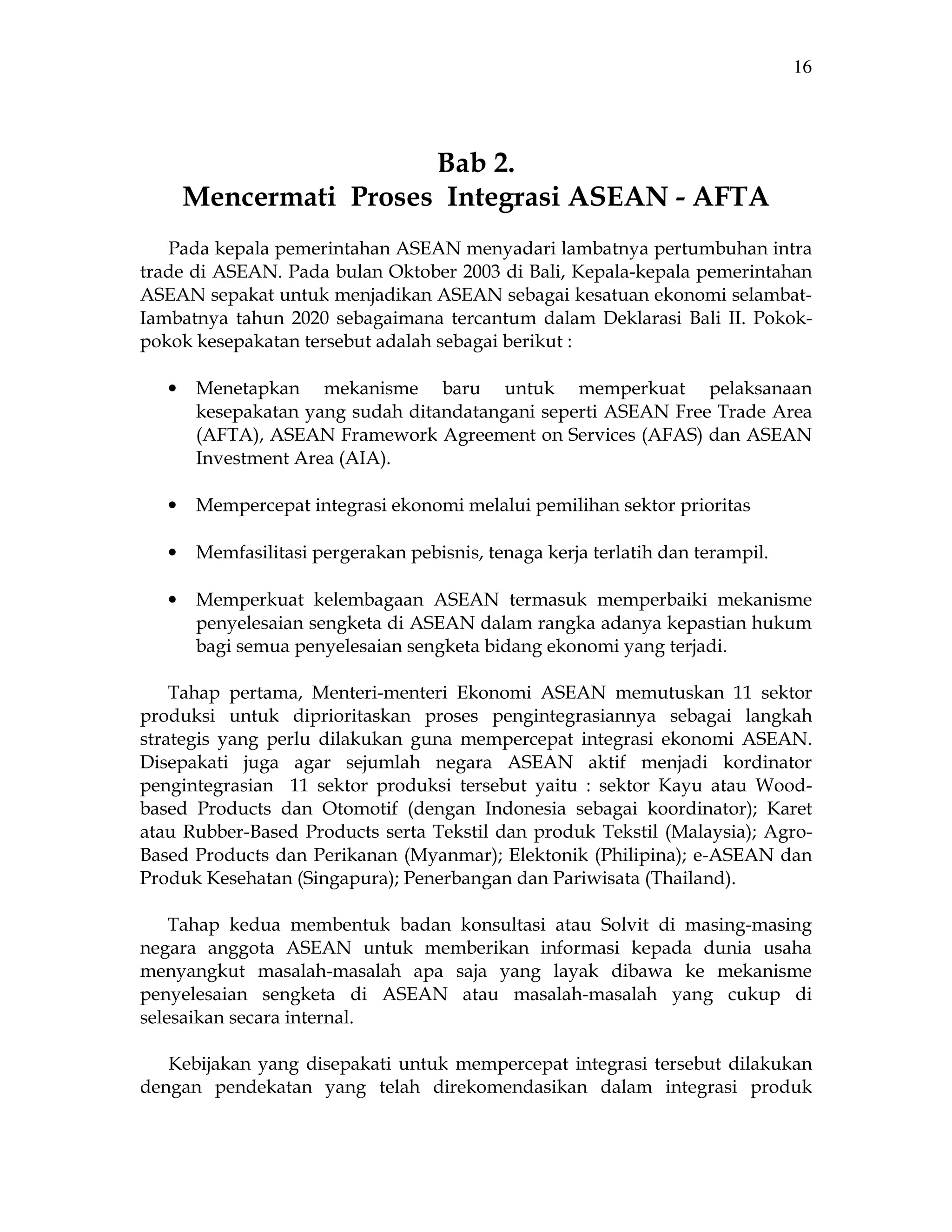 Memahami Kerjasama ASEAN - AFTA | PDF