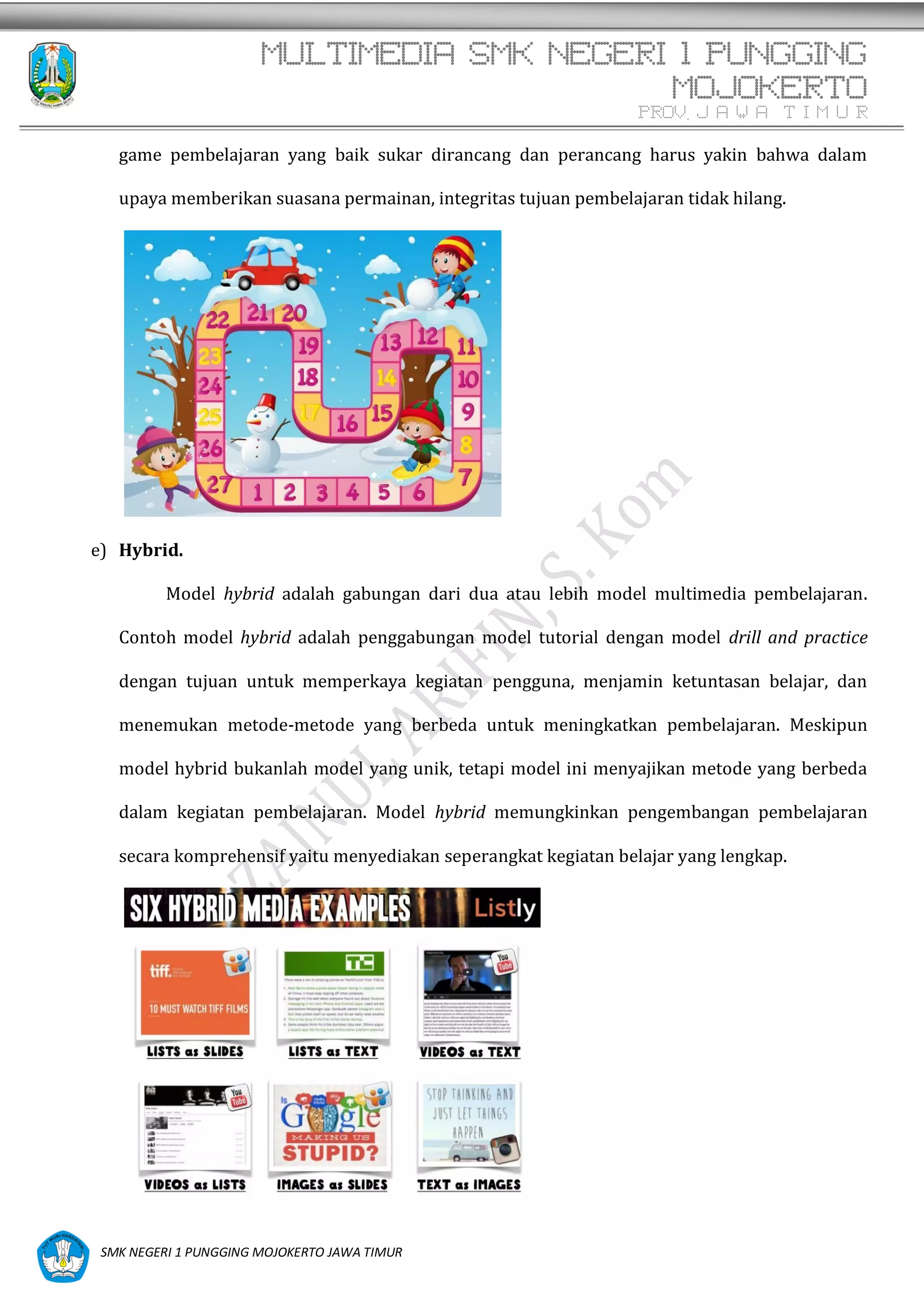 MEMAHAMI KONSEP MULTIMEDIA INTERAKTIF BERBASIS HALAMAN WEB DAN MEDIA ...