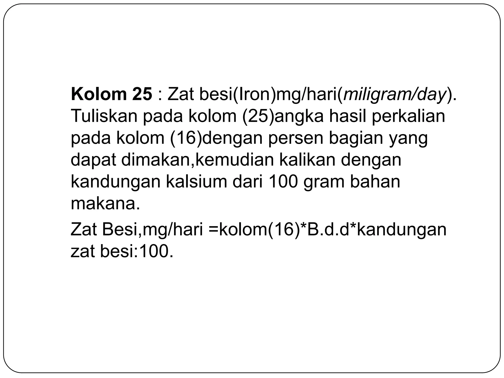 Memahami konsep neraca bahan makanan | PPTX