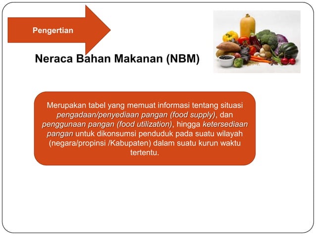 Memahami konsep neraca bahan makanan | PPTX