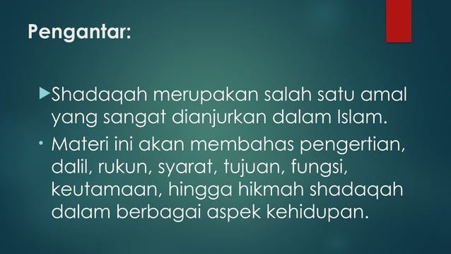Memahami Konsep Shadaqah menueurut ketentuan islam.pptx