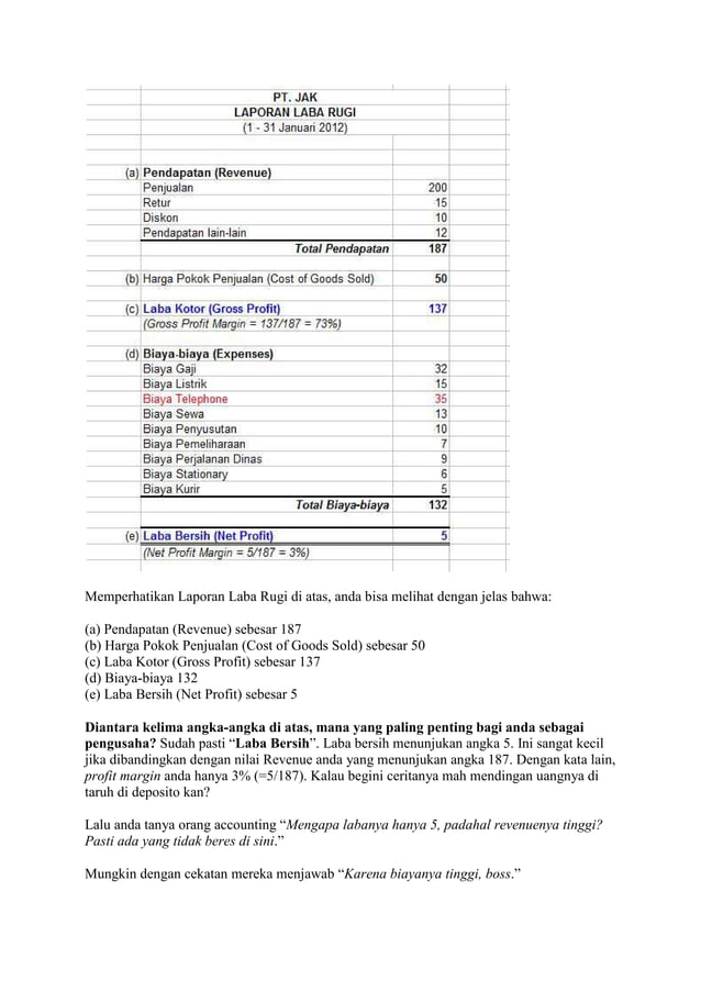 Memahami Logika Laporan Keuangan | PDF