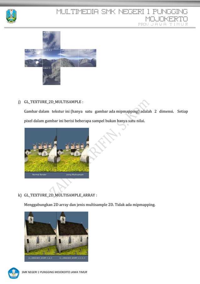 Animasi 2D dan 3D KD : Memahami material pada object 3 d | PDF