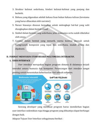 Memahami perancangan alur multimedia interaktif berbasis halaman web ...