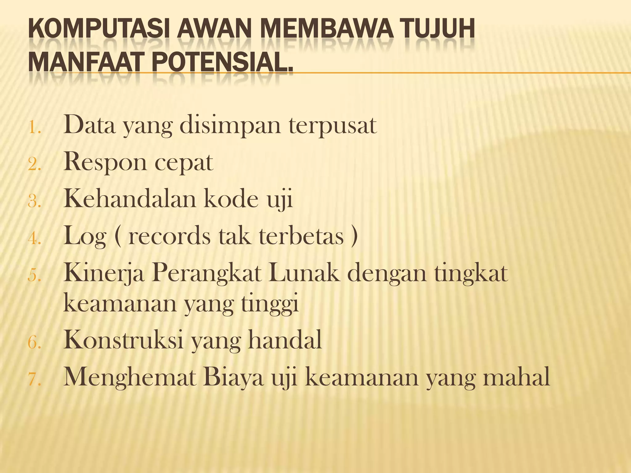 Memahami saas cloud computing | PPTX