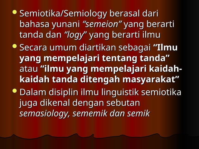 memahami teori semiotika tinjauan desain | PPT